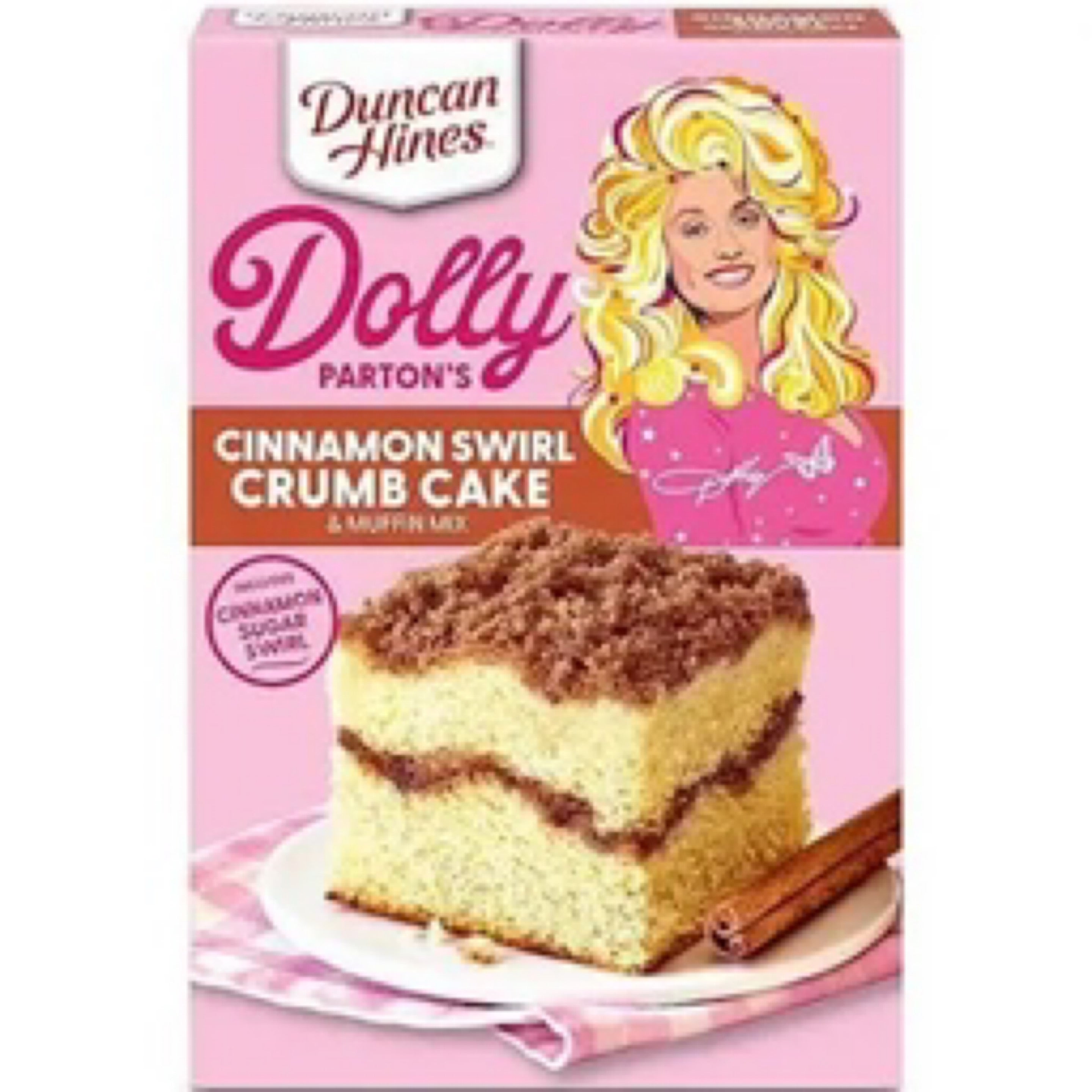 Dolly Parton Cinnamon Swirl Crumb Cake Mix | Snack Passport