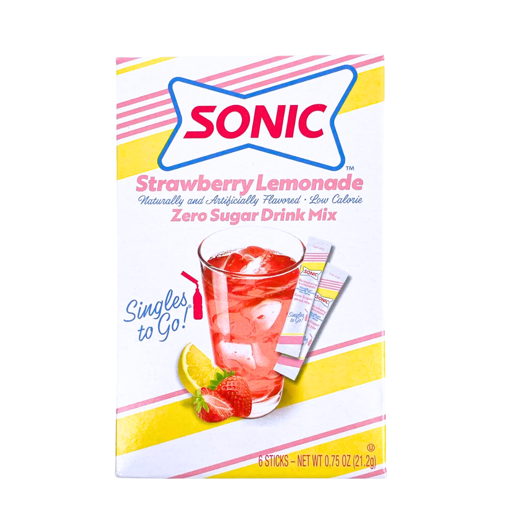 Sonic Strawberry Lemonade – Zero Sugar Singles To Go Drink Mix | Snack ...