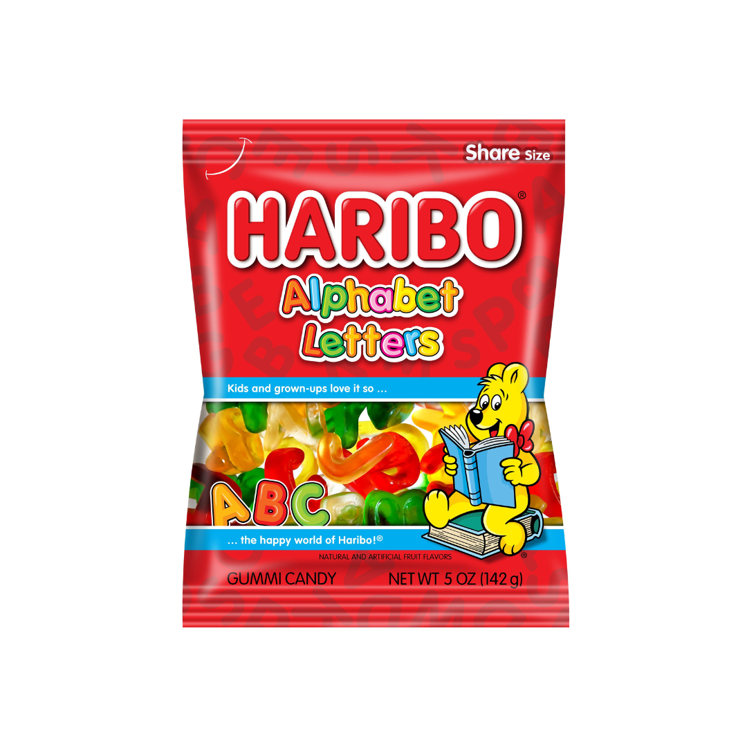 Haribo Alphabet Letters Snack Passport