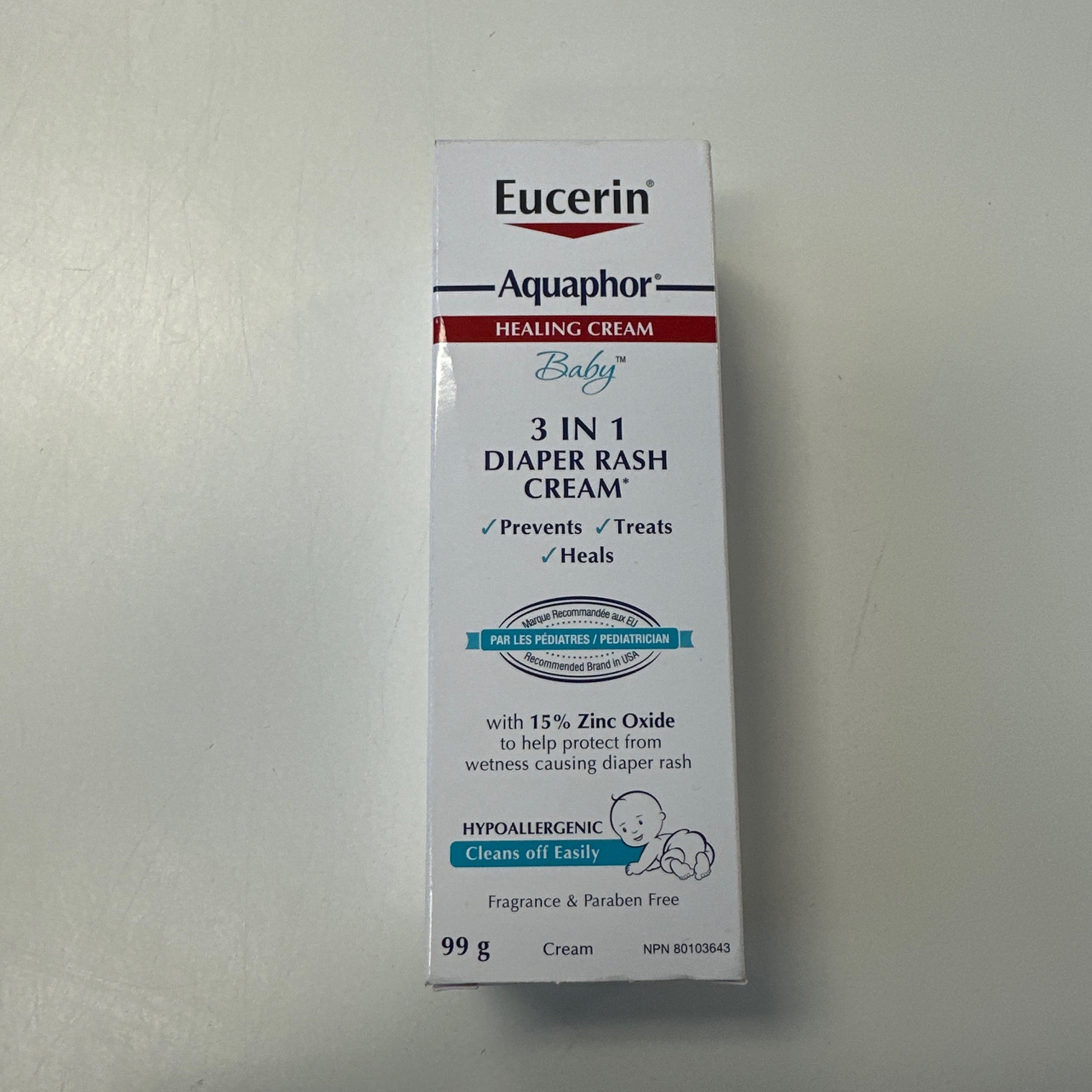Eucerin Diaper Rash Cream | Snack Passport